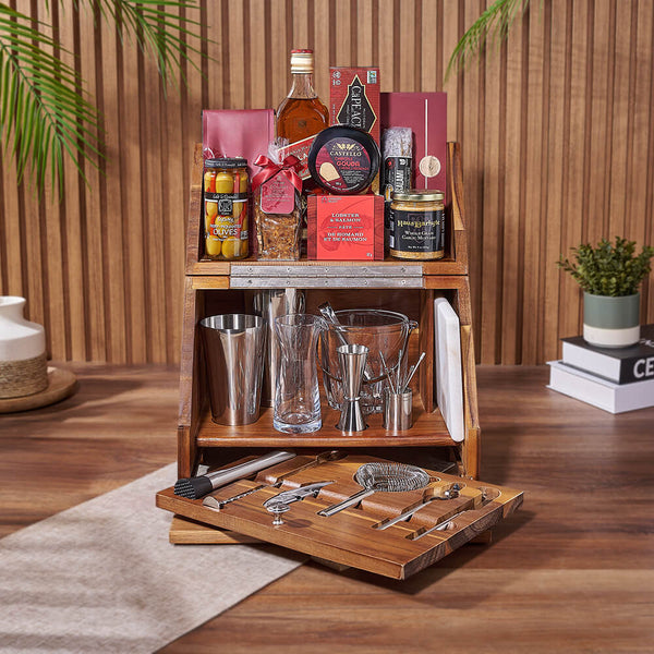 Complete Bar & Snack Set – Liquor gift baskets – Montreal delivery ...