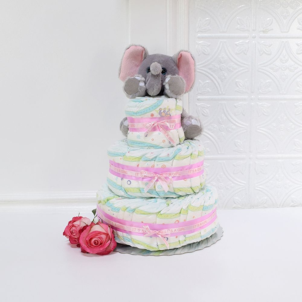 Cake Diaper New Born Body Diaper Cake | We Deliver Gifts Lebanon